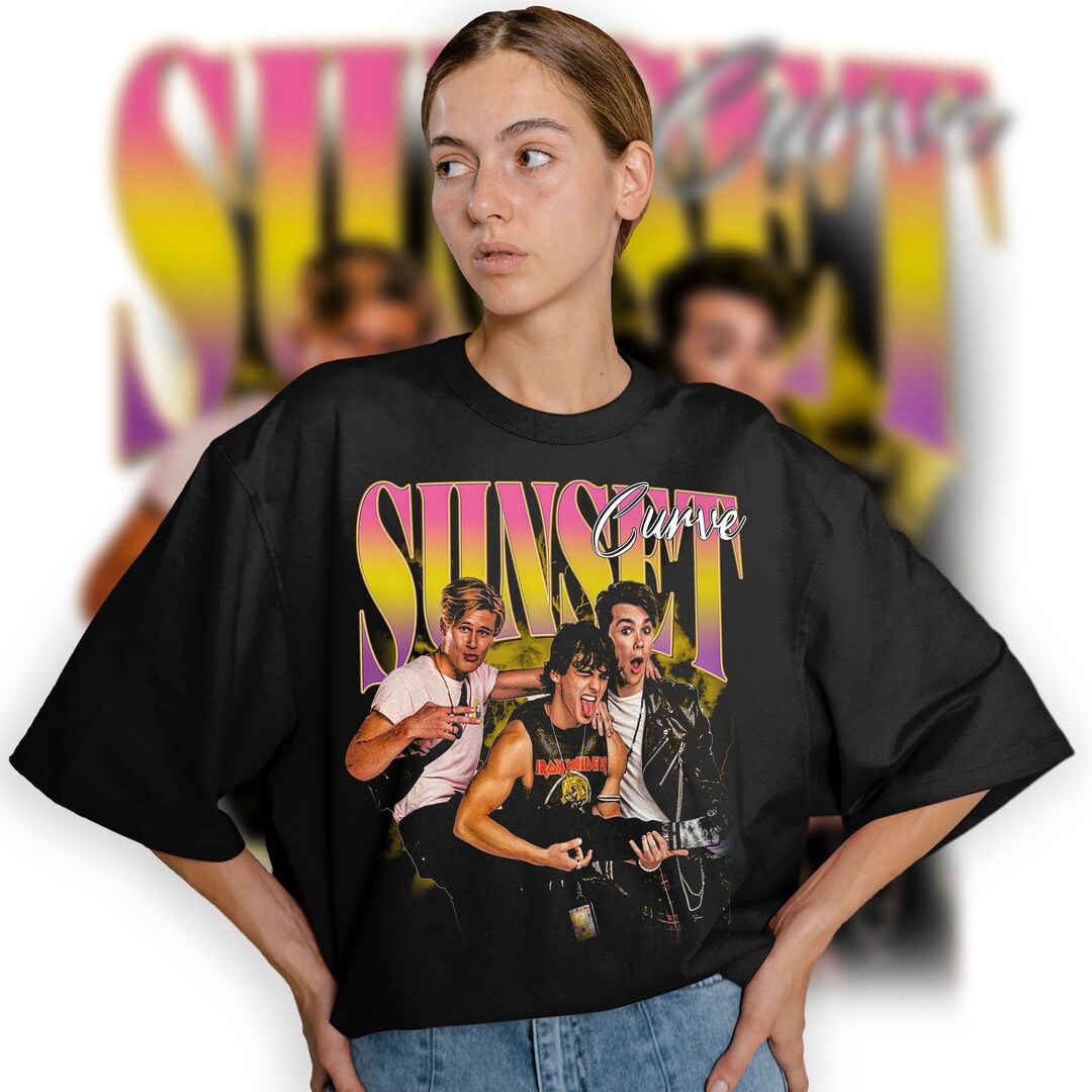 Limited SUNSET CURVE Vintage T-shirt Sunset Curve Graphic - Etsy