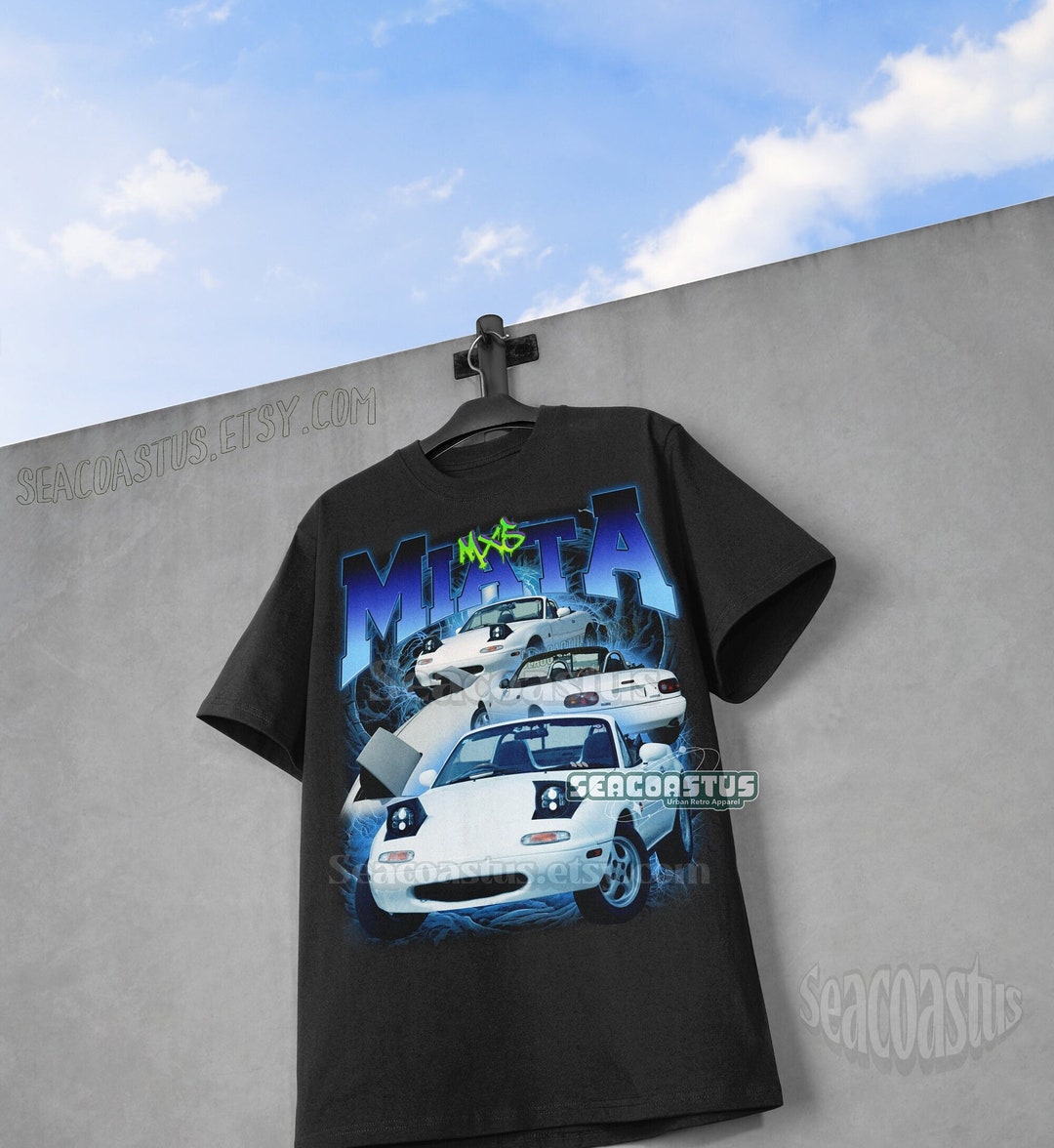 Limited MX-5 Miata Vintage T-shirt, Miata JDM Graphic T-shirt, 90's ...
