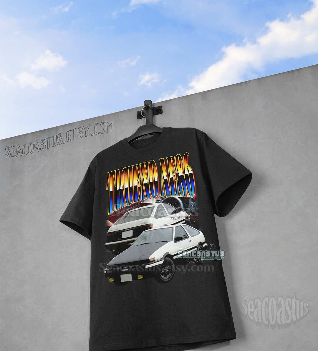 Limited AE86 Trueno Vintage T-shirt, JDM AE86 Graphic T-shirt, 90's ...