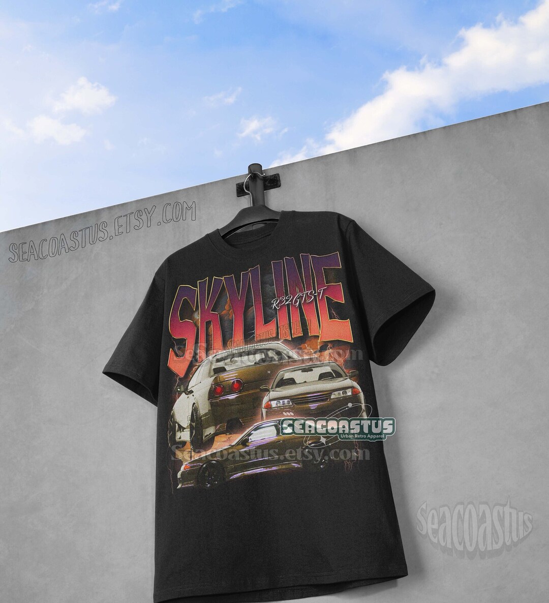 Limited Skyline R32 GTS-T Vintage T-shirt, Skyline R34 GT-R JDM T-shirt ...