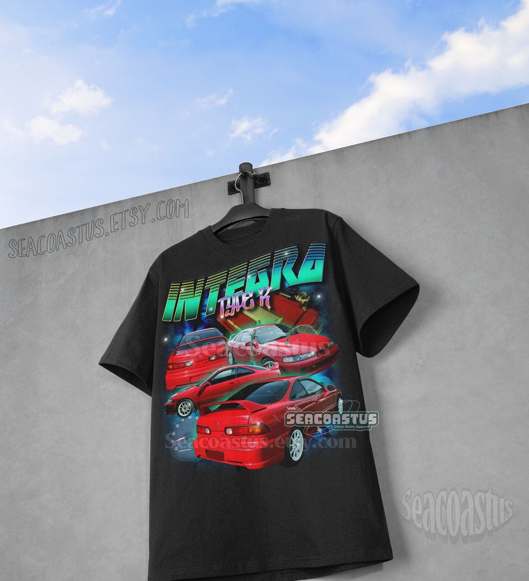 Limited Honda Integra Type R Vintage T-shirt, Honda B18 Vtech, Integra ...