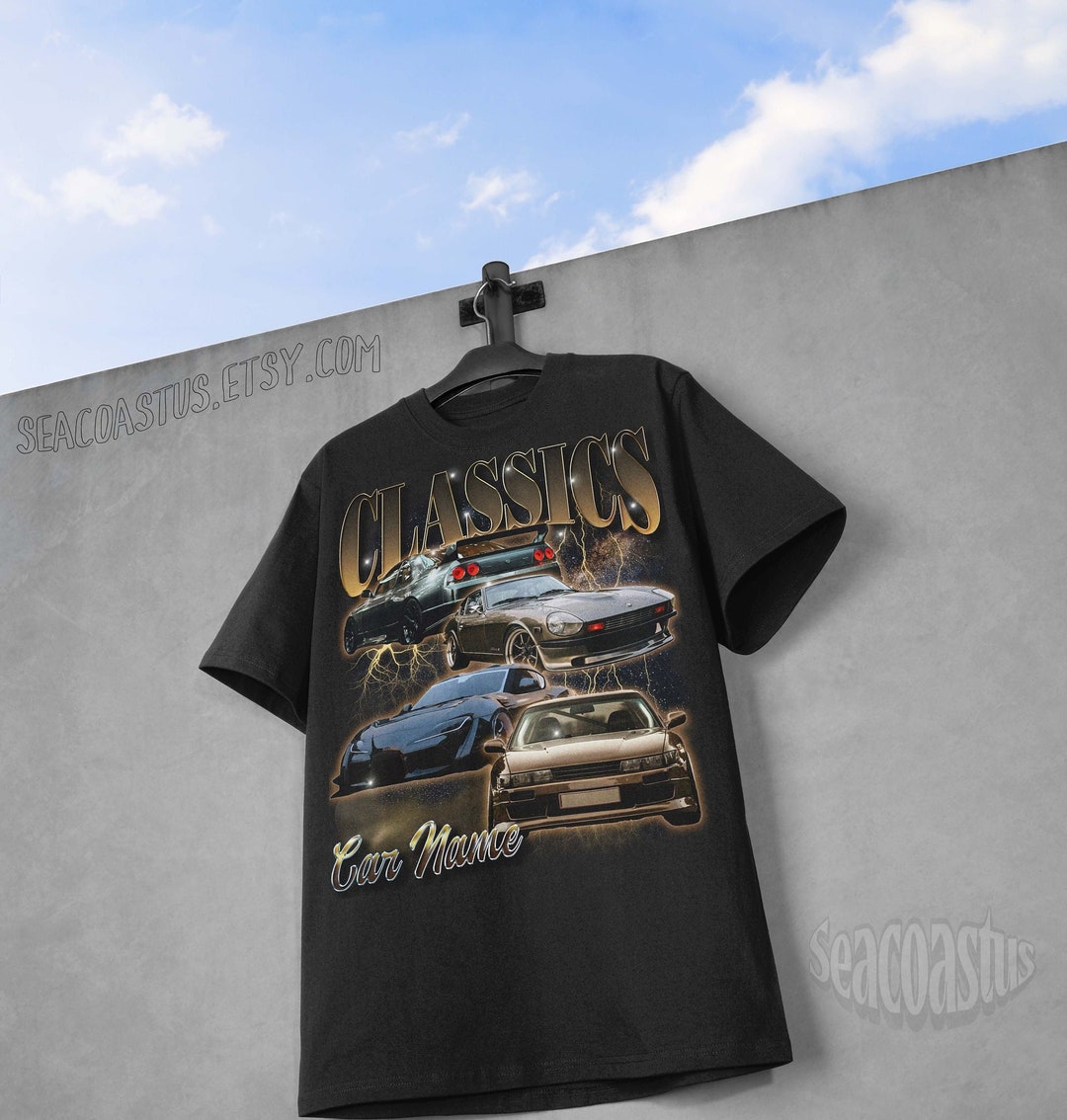 Retro Custom Car Shirt, Your Car on Shirt, Custom Bootleg Rap Tee ...