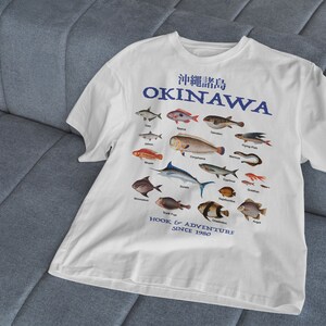 Okinawa Ocean Fish T-shirt, Aesthetic Shirt, Ocean Shirt, Japan Shirt ...