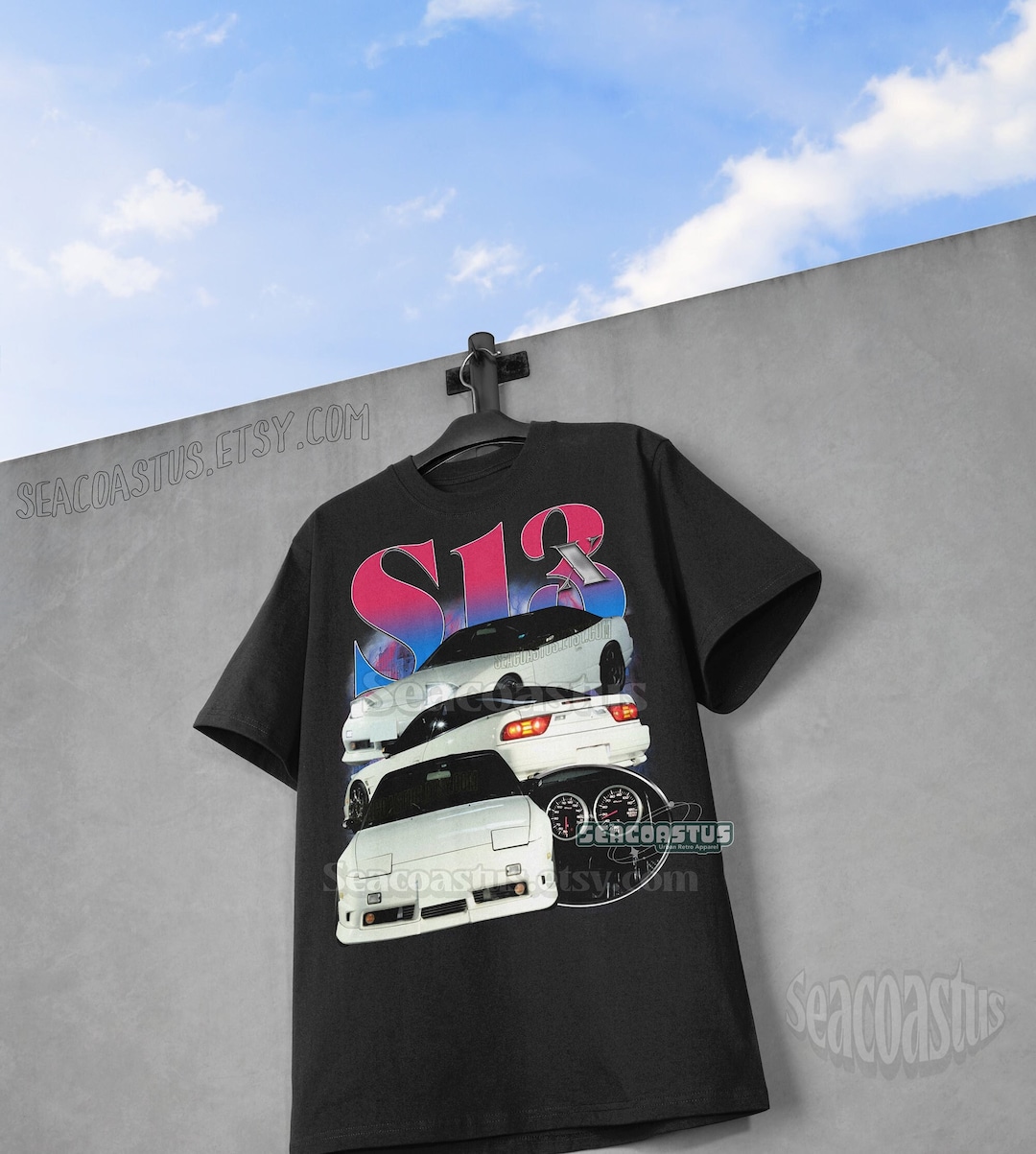 Limited SILVIA S13 240SX JDM Vintage T-shirt, SILVIA S13 180SX Graphic ...