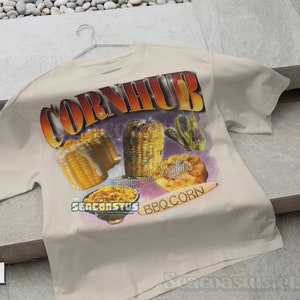 Cornhub Meme Shirt, Meme T-shirt, Weird Shirts, Gag Shirt, 90s Graphic ...