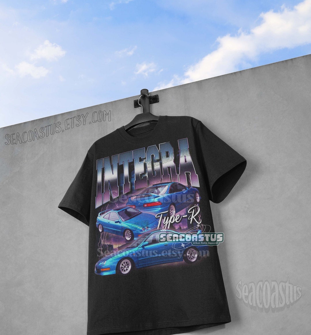 Limited Honda Integra Type R T-shirt, Honda B18 Vtech, Race Car ...