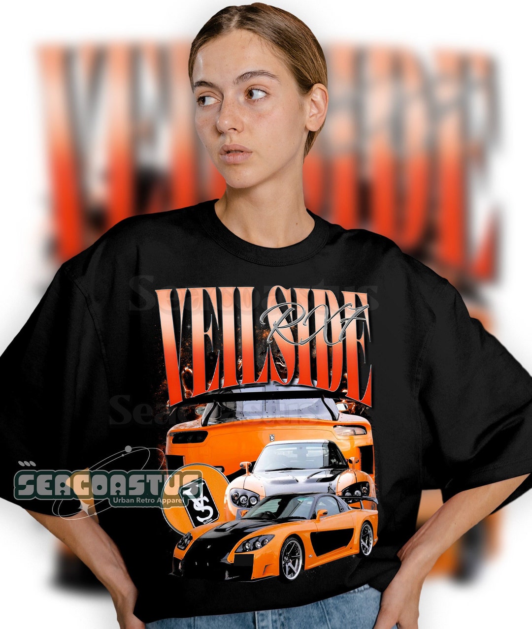 Limited Mazda RX7 FD3S Vintage T-shirt Veilside RX7 Graphic - Etsy