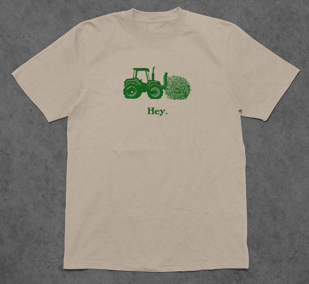Funny Farmer T-shirt, Tractor Hay Pun Tee, Vintage Country Humor Shirt ...