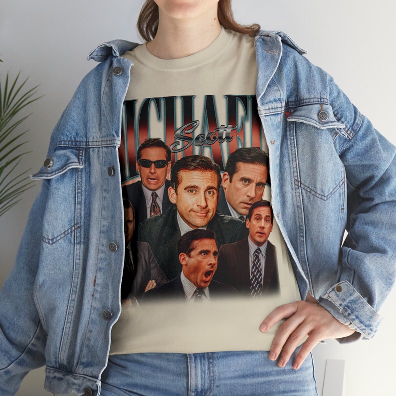 Limited Michael Scott Vintage T-shirt Graphic Unisex T-shirt - Etsy