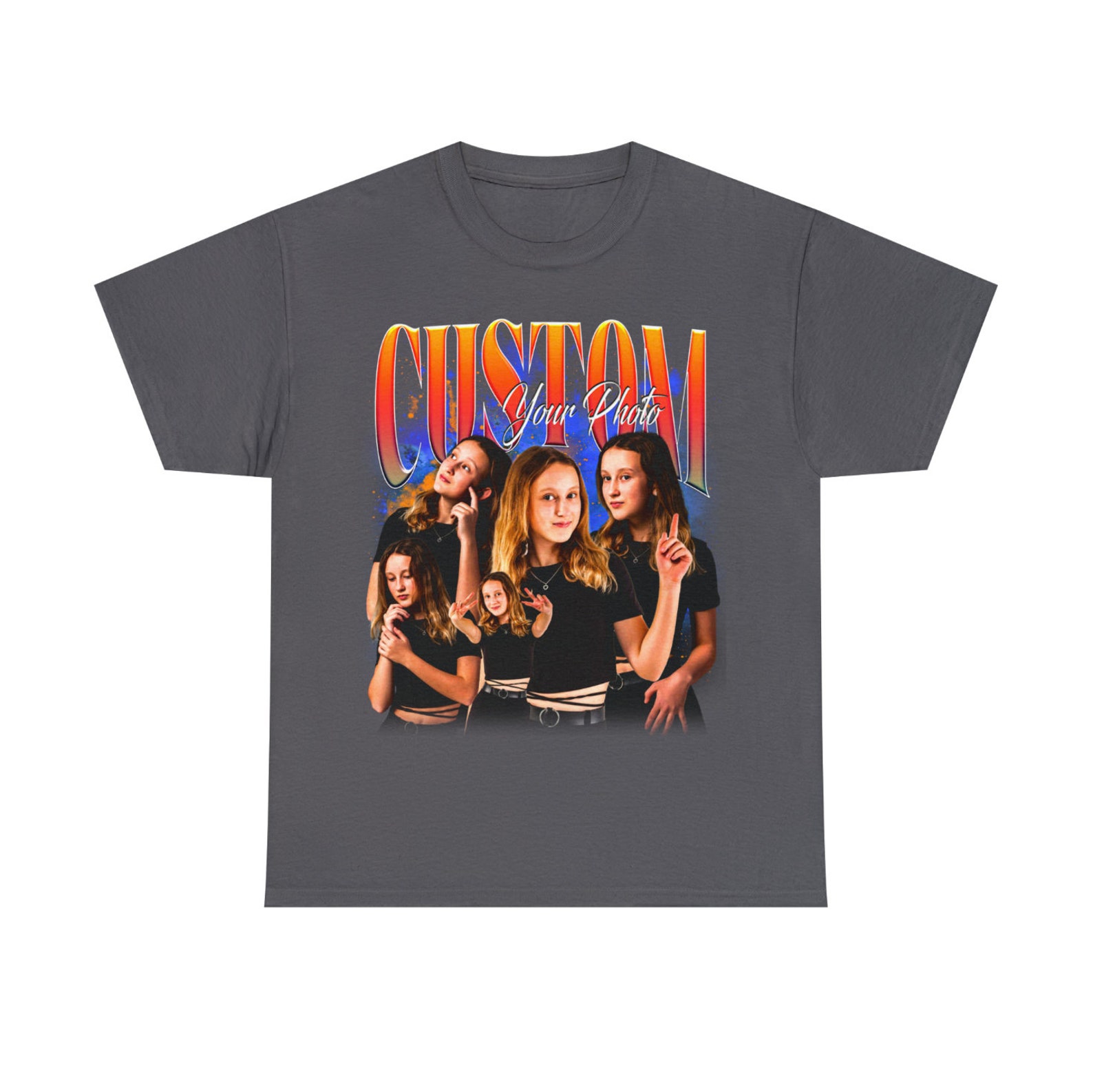 Premium Design Custom Girlfriend Photo Shirt, Custom Bootleg Rap Tee ...