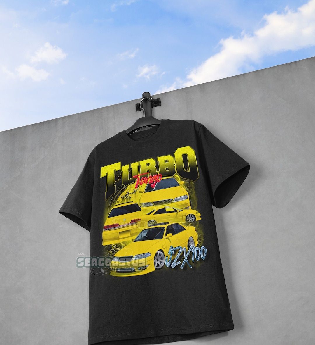 Toyota Chaser JZX100 Tourer V turbo Tango T-shirt, 1JZ-GTE Graphic T ...