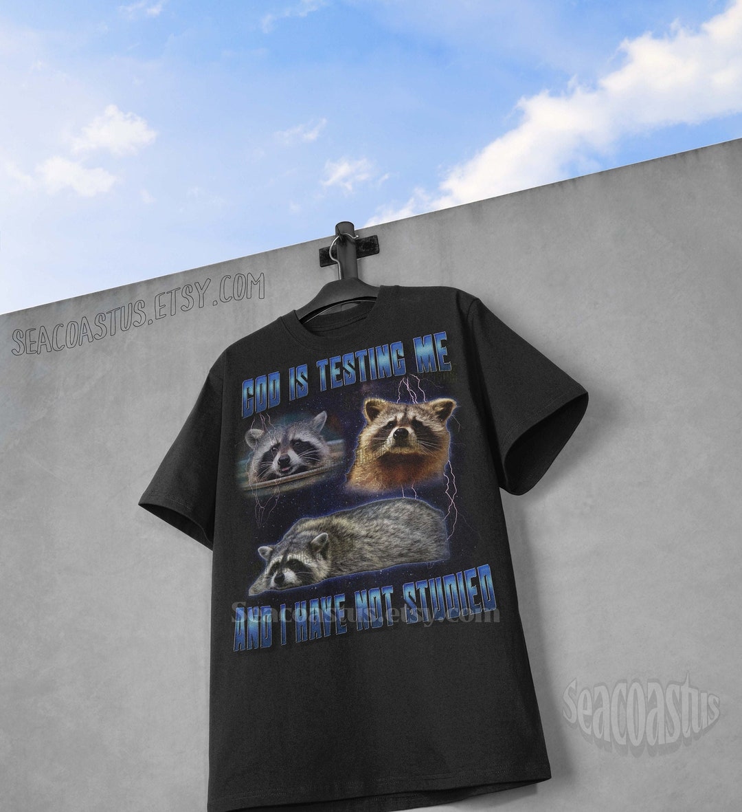 God is Testing Me but I Have Not Studied Graphic Tshirt, Vintage ...