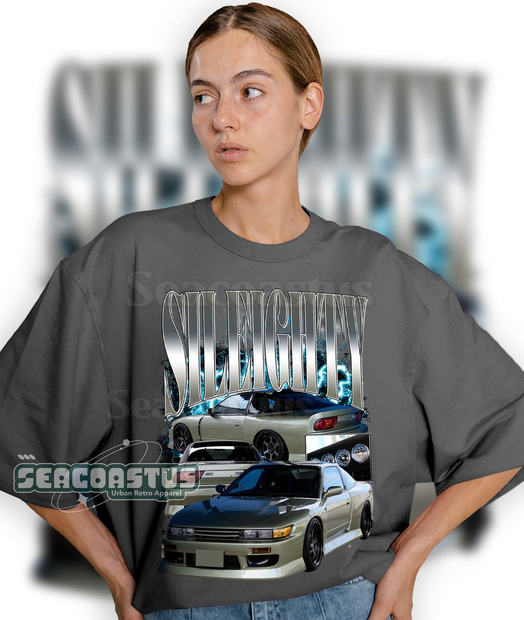 Limited Nissan Silvia S13 SR20DET Vintage T-shirt Sileighty - Etsy
