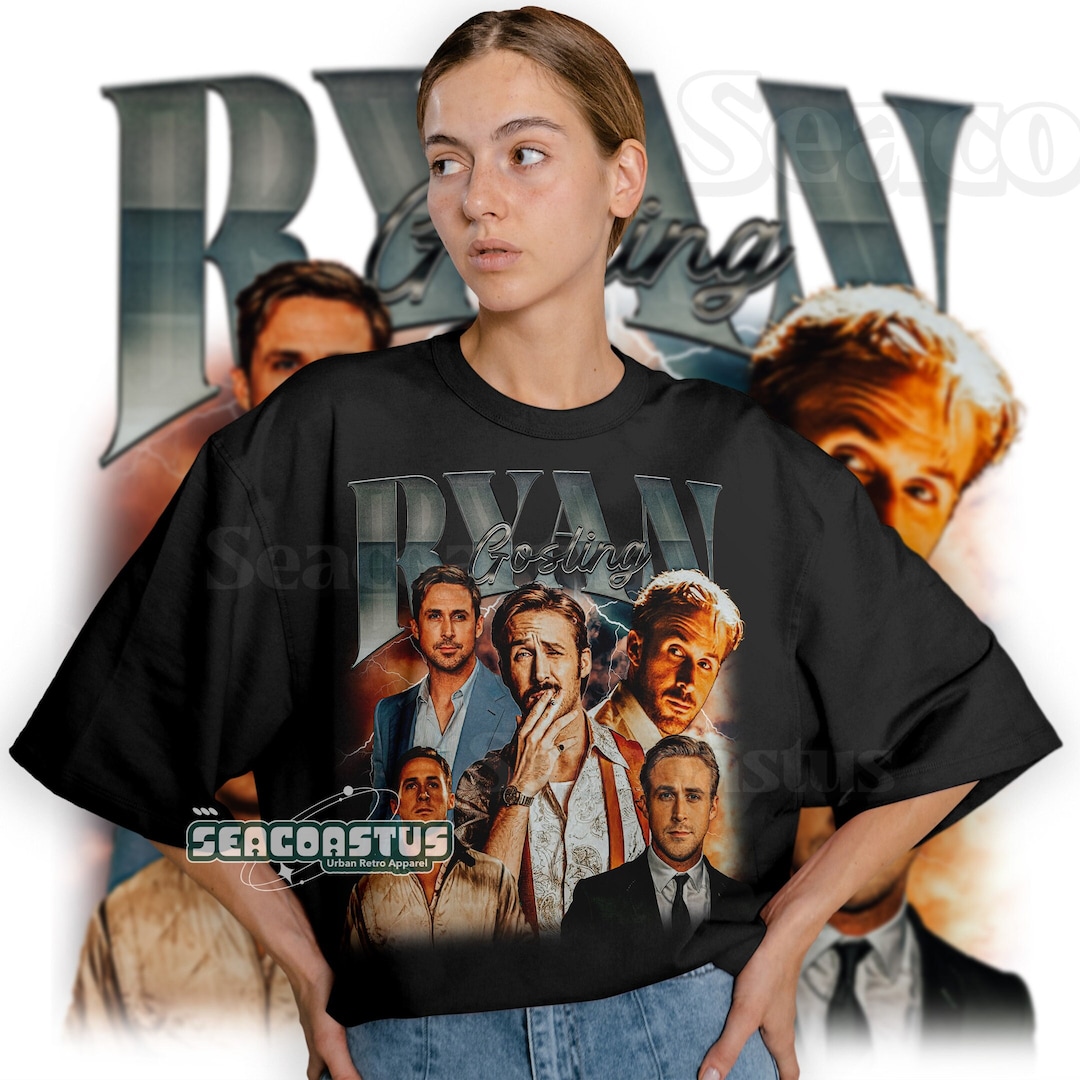 Limited Ryan Gosling Vintage T-shirt, Graphic Unisex T-shirt, Retro 90 ...