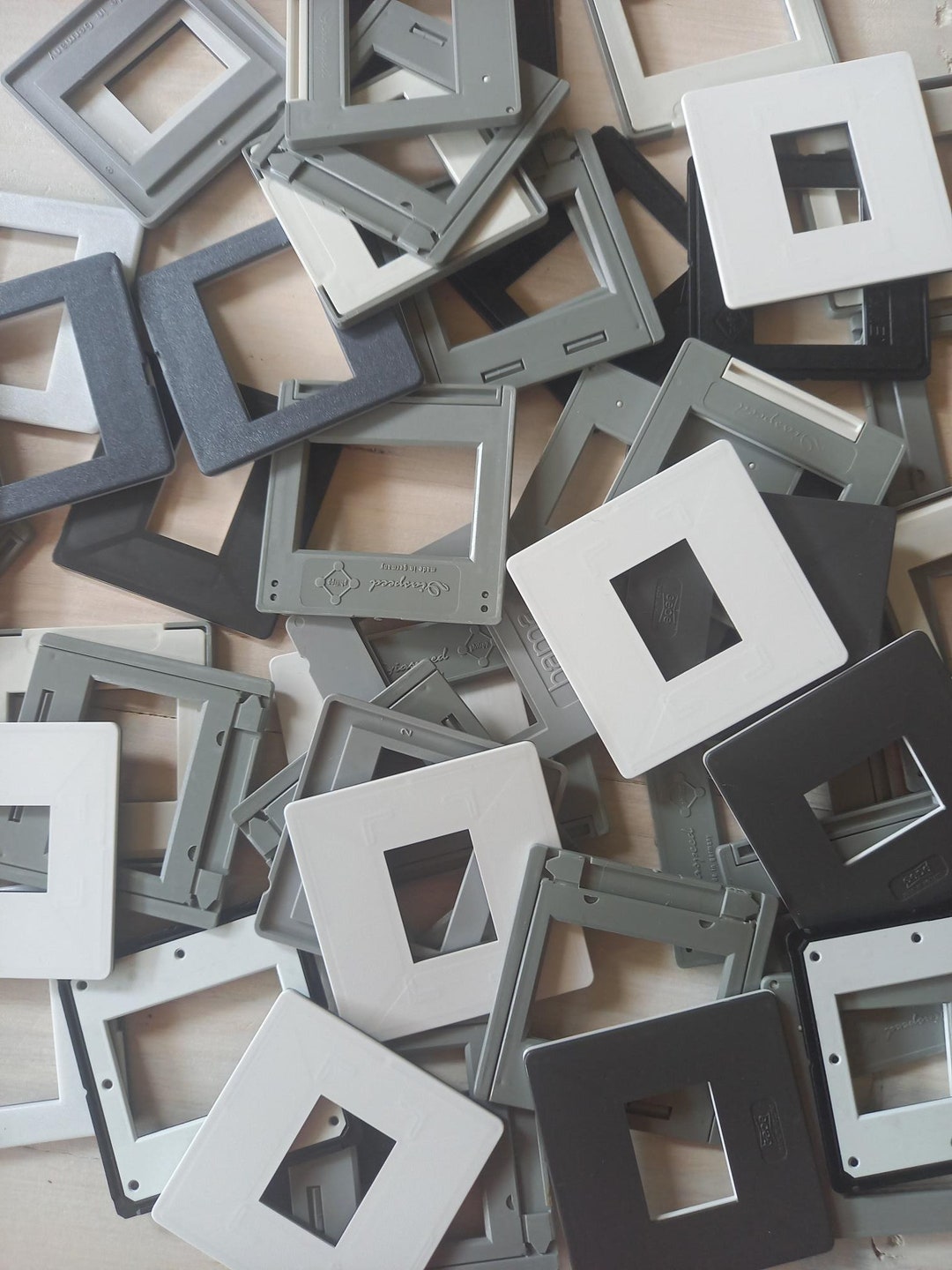 50 Slide Mounts of Frames Vintage Foto Slides Collage Materiaal Retro ...