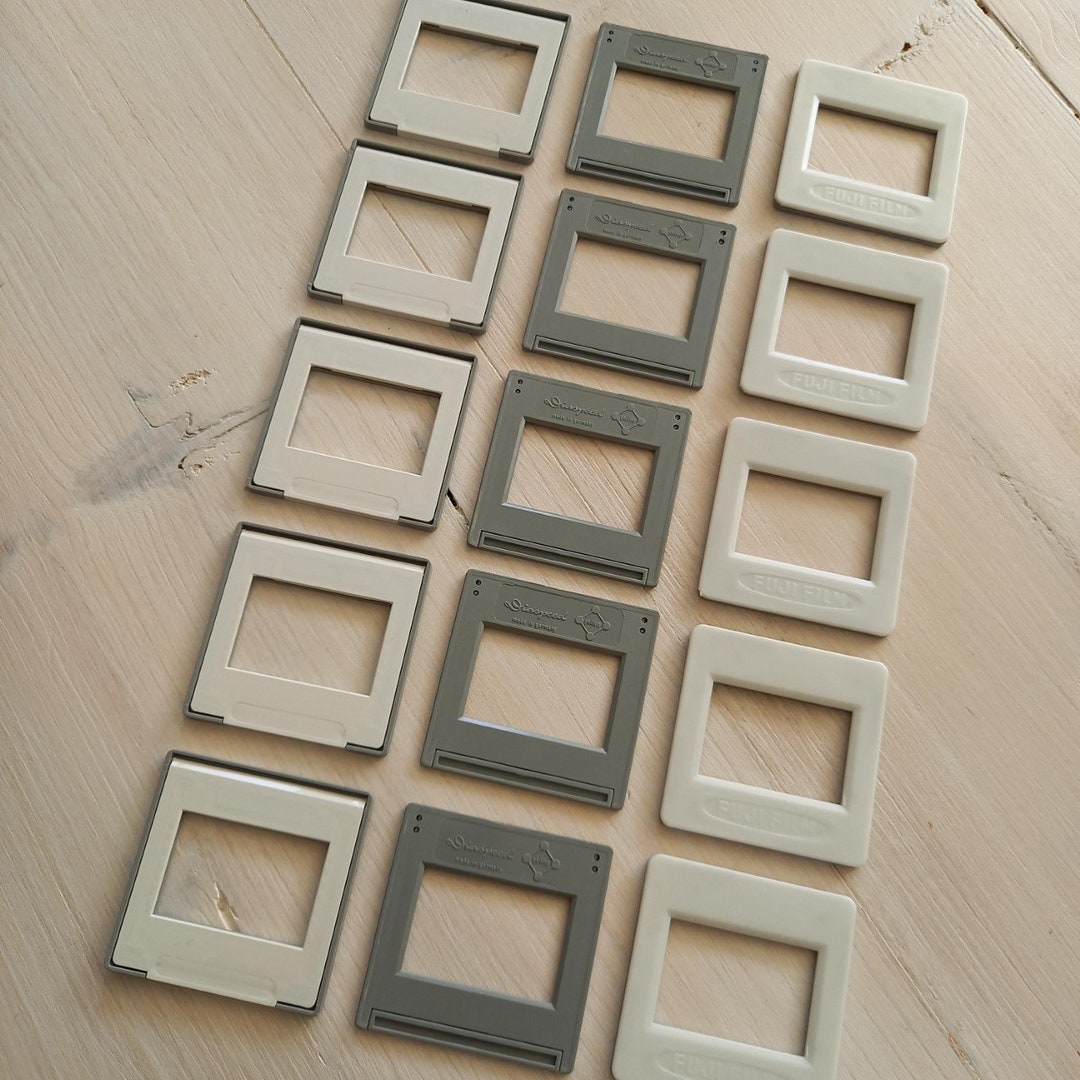 15 Slide Mounts of Frames Vintage Photo Slides Collage Materiaal Retro ...