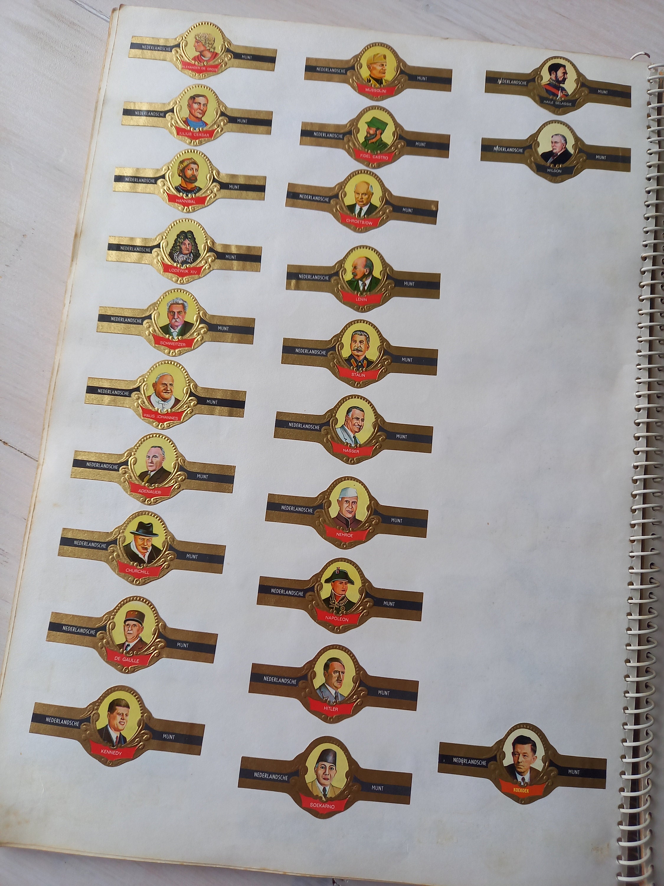 1000 Vintage CIGAR Label Collector Book Cigar Band COLLECTION ...