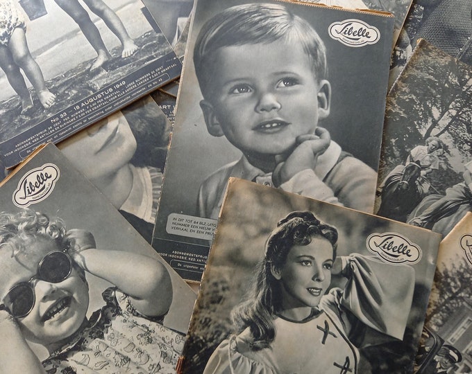 1949 LIBELLE Dutch Magazine Vintage Magazine Womens Magazine Weekly - Etsy