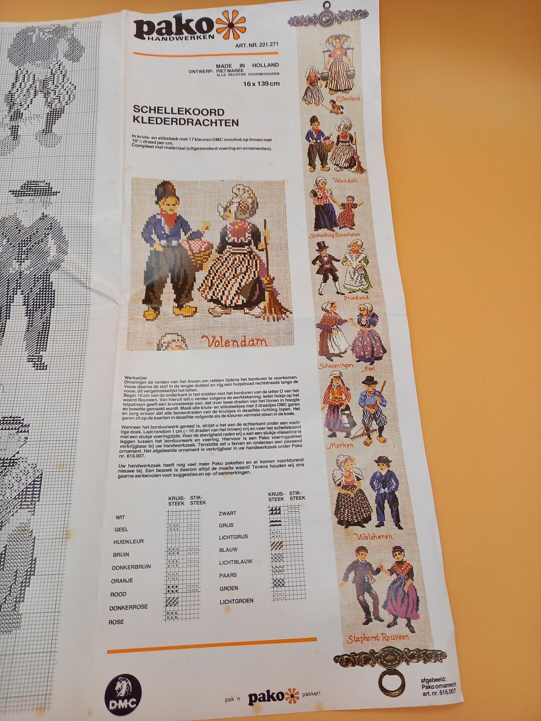 Traditional Dutch Costumes ~ DIY ~ Complete ~ NEW ~ Cross Stitch ...