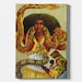 Mami Wata Canvas Wall Art, Water Mother Poster, La Sirene Print, Snake ...