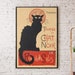 Tournee Du Chat Noir by Theophile Alexandre Steinlen Canvas/poster Wall ...