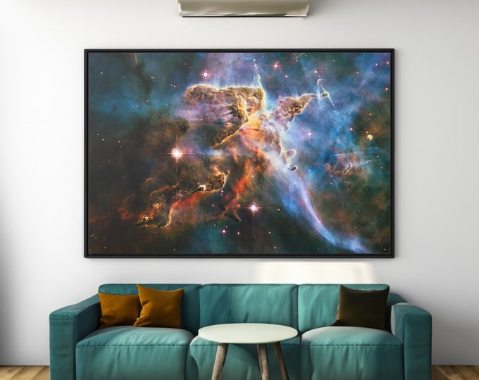 Space Poster, Hubble Telescope Art Worm Nebula, Outer Space Art ...