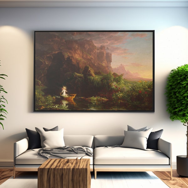Thomas Cole the Voyage of Life Print - Etsy