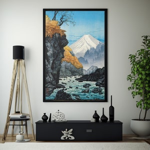 Foot of Mount Ashitaka (1932) by Hiroaki Takahashi Canvas/poster Wall ...
