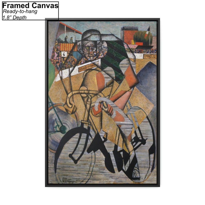 Jean Metzinger at the Cycle Race Track Canvas/poster Wall Art - Etsy