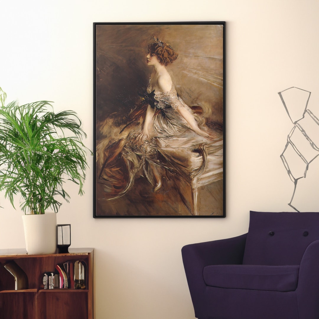 Portrait of Princess Marthe-lucile Bibesco by Giovanni Boldini Canvas ...