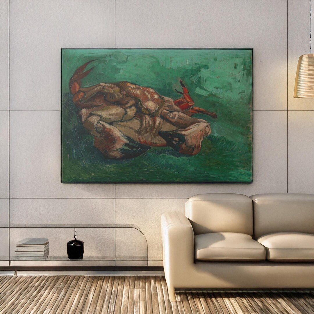 Crab on Its Back by Vincent Van Gogh Canvas/poster Wall Art ...
