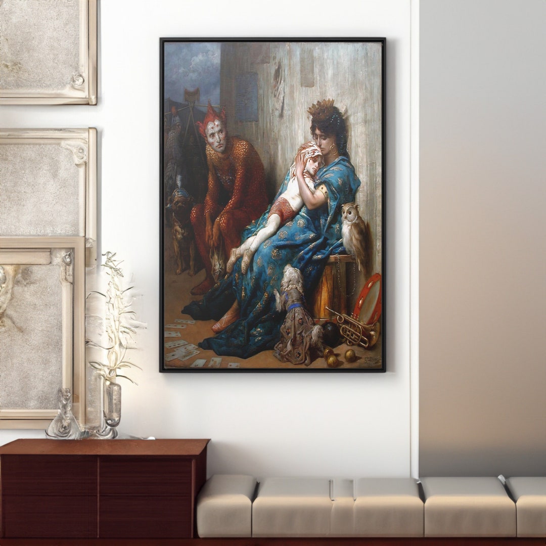 Les Saltimbanques by Gustave Dore Canvas/poster Wall Art Reproduction ...