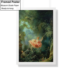 Fragonard the Swing Canvas/poster Wall Art, Rococo Art, French Art Deco ...