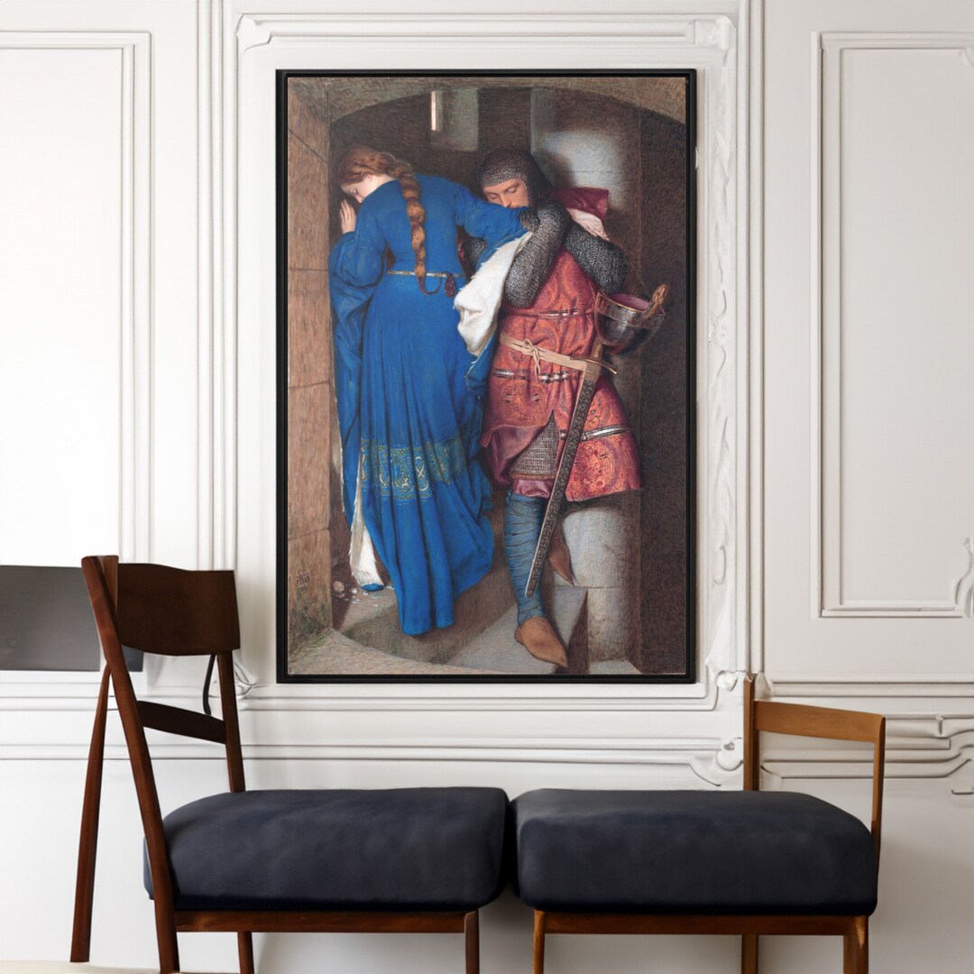 Pre-raphaelite Print: Hellelil and Hildebrand Art Reproduction - Etsy