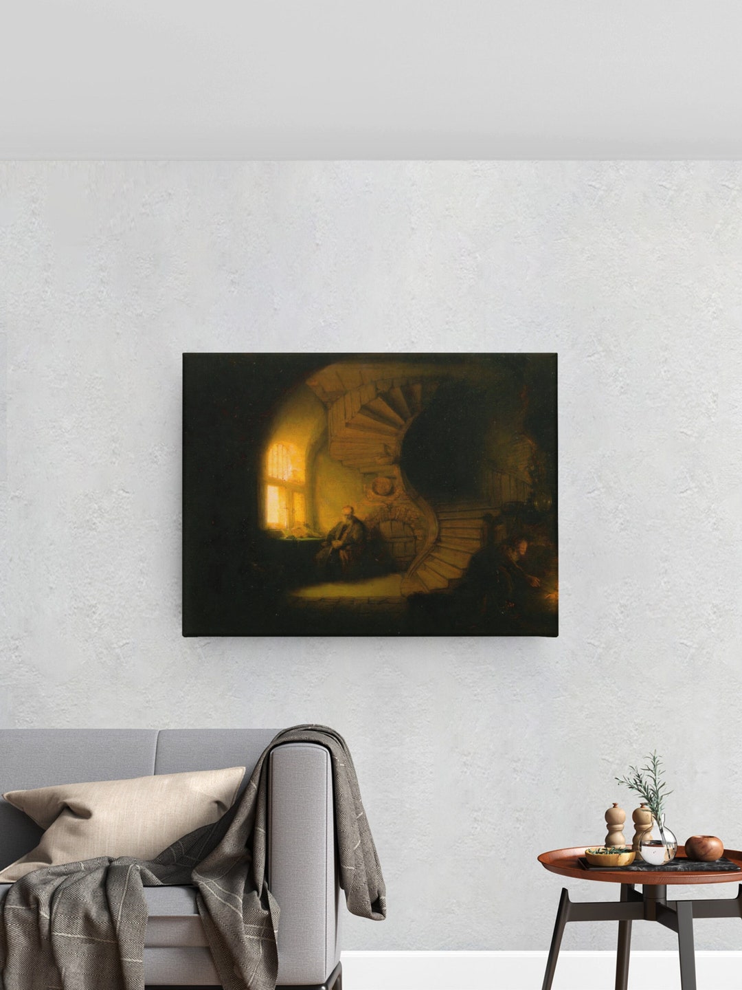 Rembrandt: the Philosopher in Meditation - Fine Art Print - Etsy