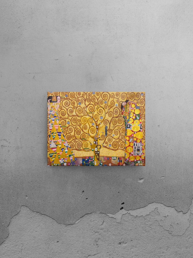 Gustav Klimt Tree of Life Canvas/poster Wall Art Art Nouveau - Etsy