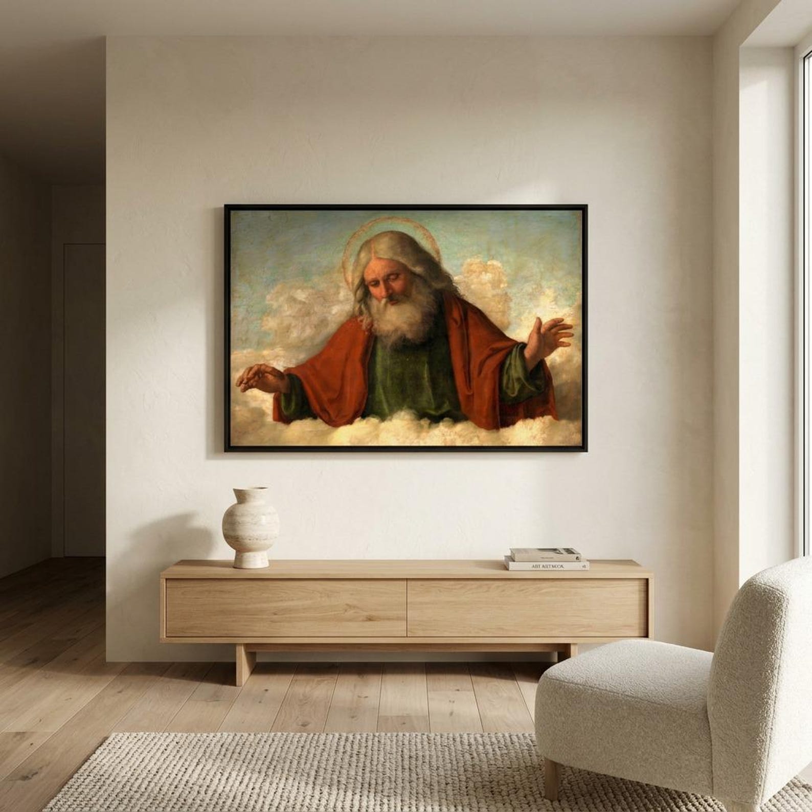 God the Father by Cima Da Conegliano Canvas/poster Wall Art ...