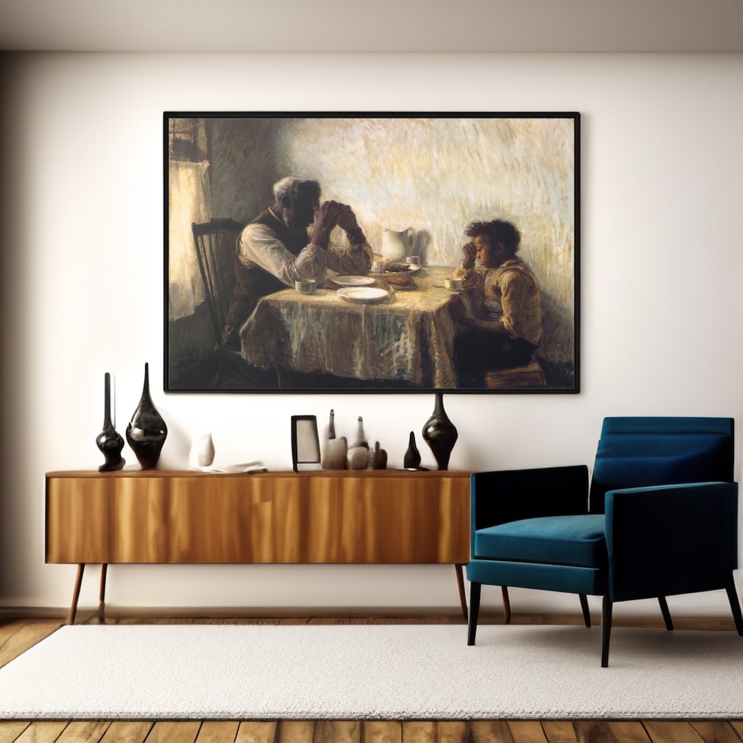 Henry Ossawa Tanner the Thankful Poor Canvas/poster Art Reproduction ...