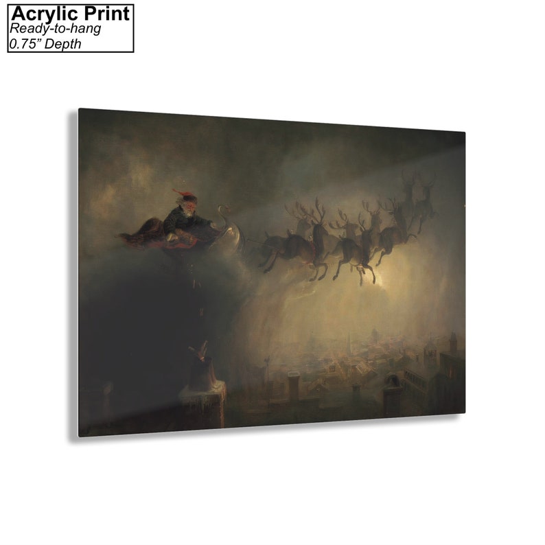 Santa Claus by William Holbrook Beard Canvas/poster Wall Art ...