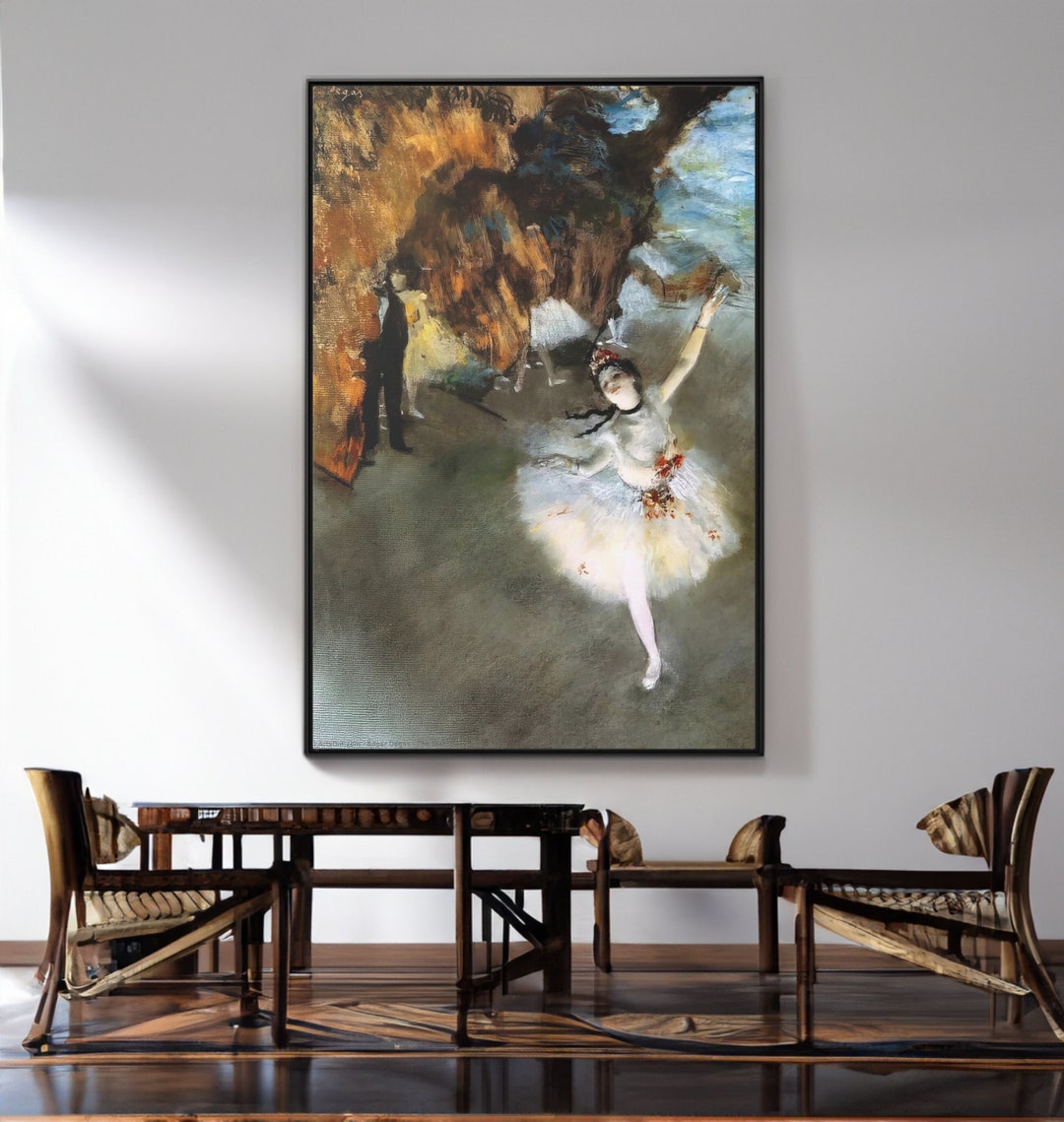 Edgar Degas the Star Canvas/poster Wall Art Reproduction - Etsy