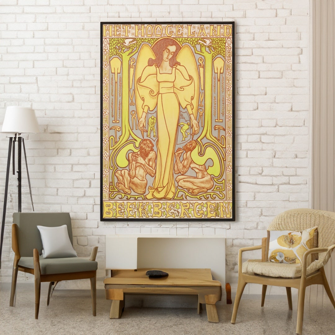 The Hoogeland Beekbergen by Jan Toorop Canvas/poster Wall Art ...