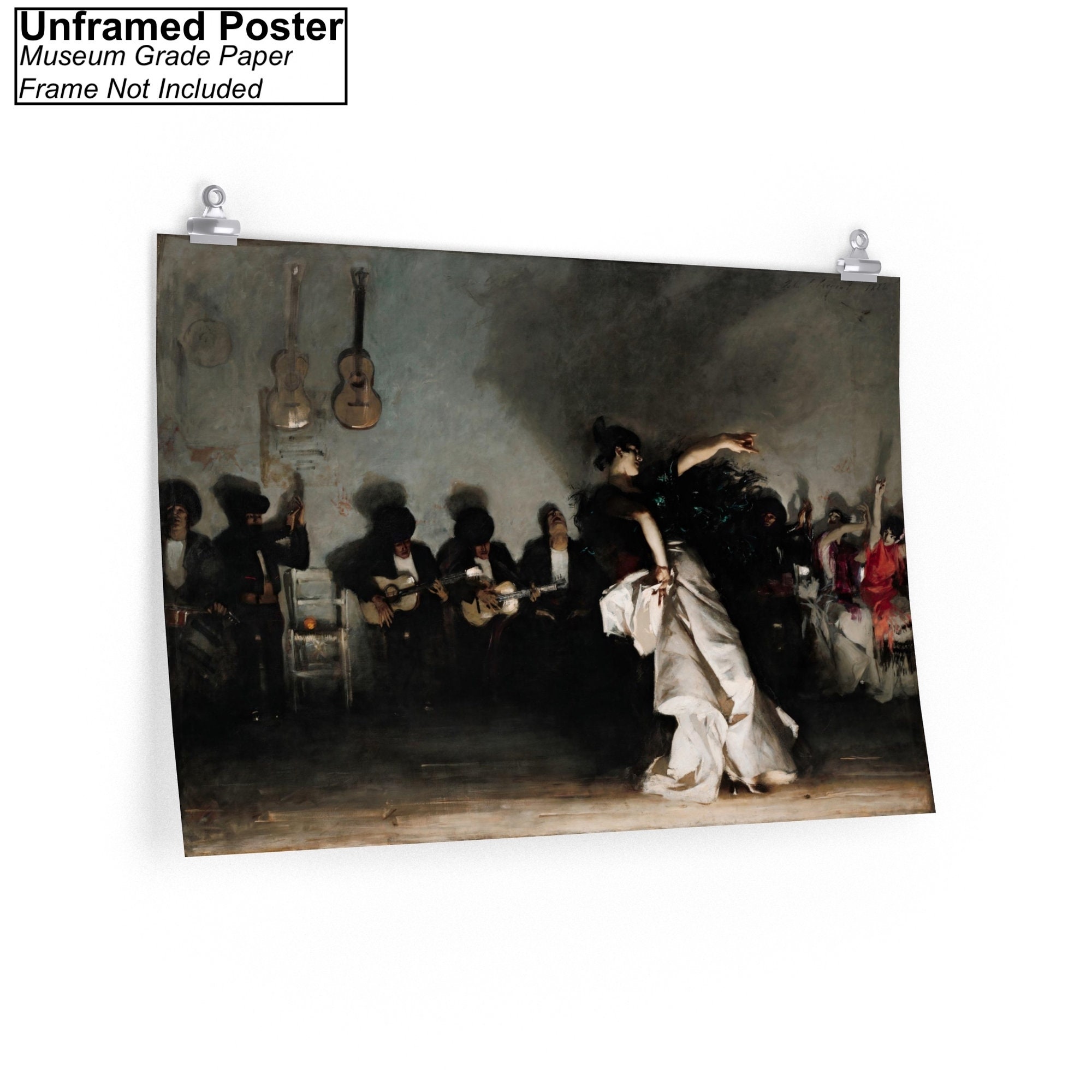 El Jaleo Painting Print by John Singer Sargent: Spanish Dancer Canvas ...