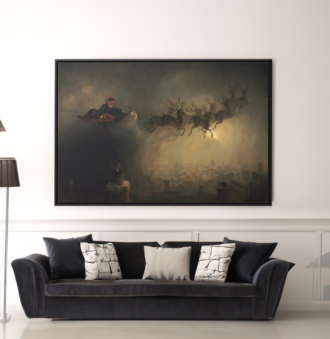 Santa Claus by William Holbrook Beard Canvas/poster Wall Art ...