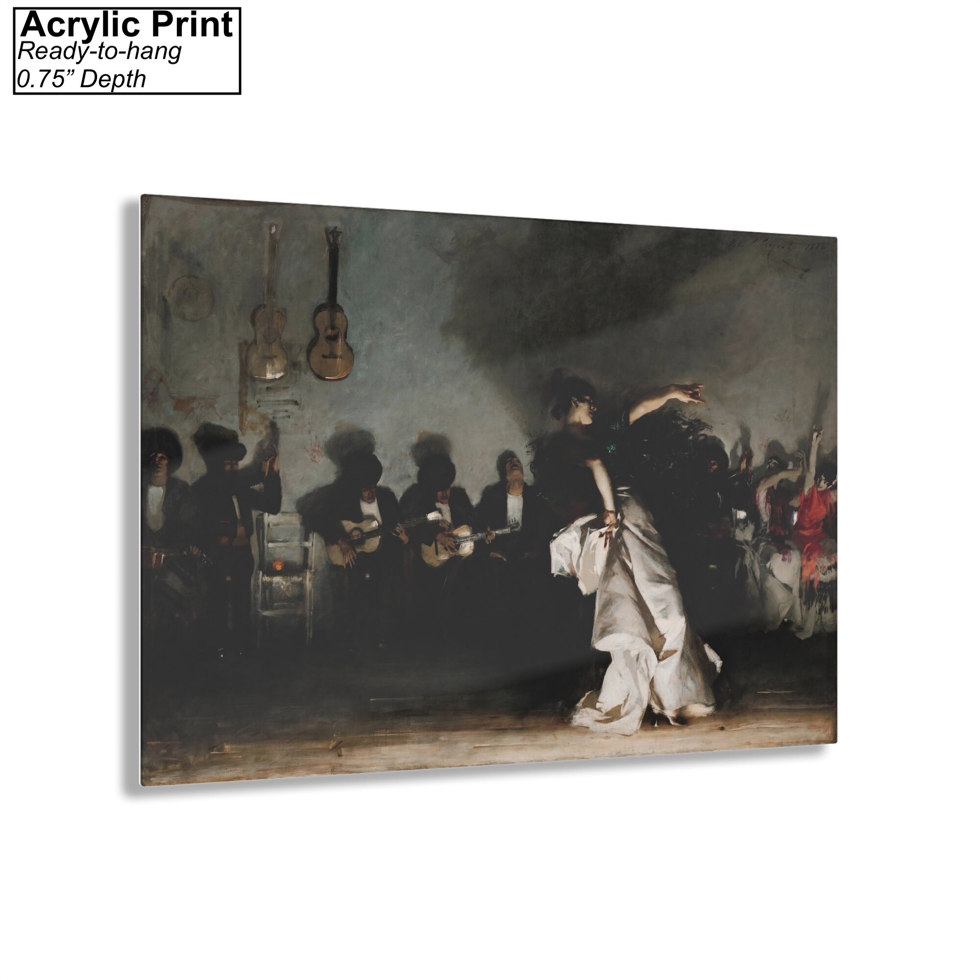 El Jaleo Painting Print by John Singer Sargent: Spanish Dancer Canvas ...