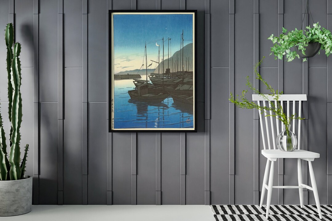 Kawase Hasui Beppu Morning Print, Shin Hanga Japanese Landscape Art - Etsy
