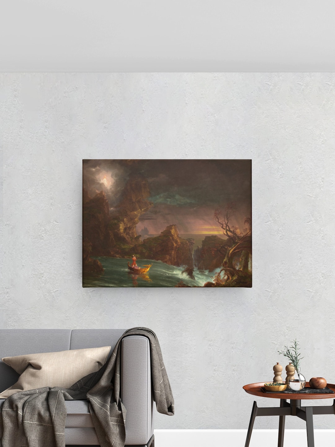 Thomas Cole 'voyage of Life: Manhood' Art Reproduction - Romanticism ...