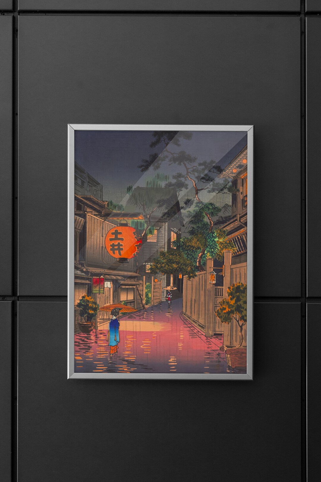 Tsuchiya Koitsu Ushigome Kagurazaka Canvas/poster Wall Art, Vintage Woodblock Print, Japanese ...