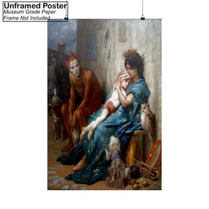 Gustave Dore the Acrobats Canvas/poster Wall Art Reproduction, Famous ...