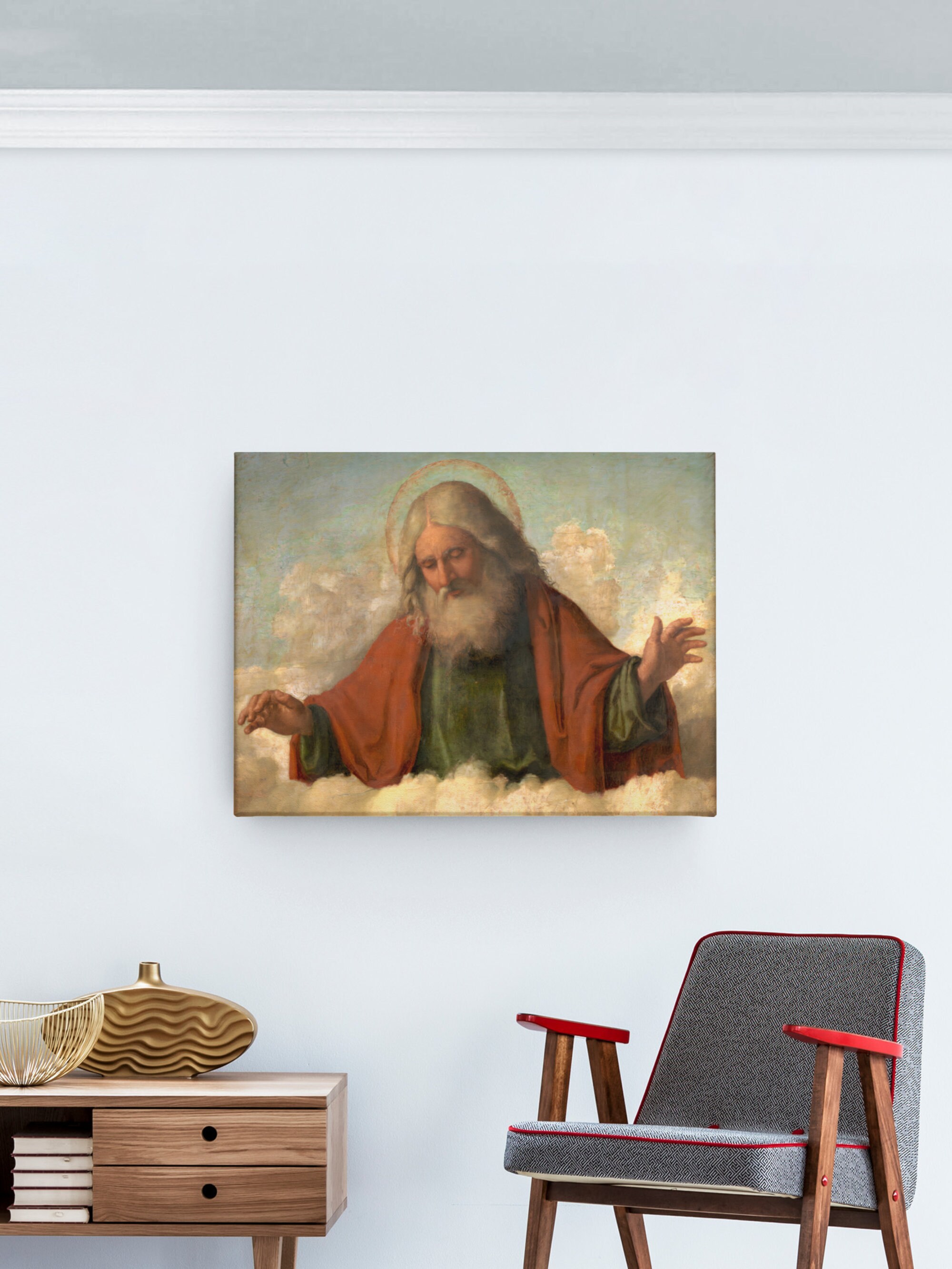 God the Father by Cima Da Conegliano Canvas/poster Wall Art ...