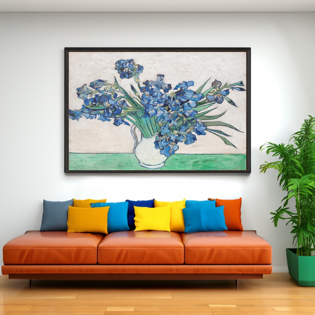 Van Gogh Irises Art Print: Post Impressionism Flower Wall Decor - Etsy